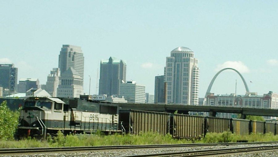 BN SD 70MAC 9618 On The Rear
